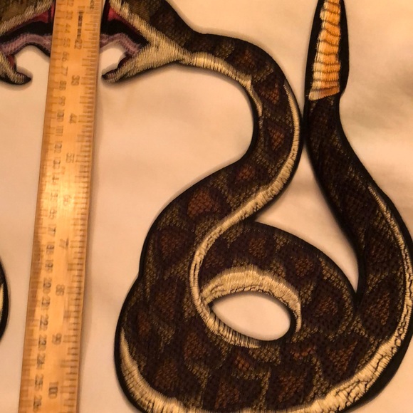 Accessories | Diamondback Rattlesnake Snake Full Back Patch Set | Poshmark